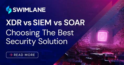 Kosuke Uchida On Linkedin Xdr Vs Siem Vs Soar Choosing The Best Security Solution Swimlane
