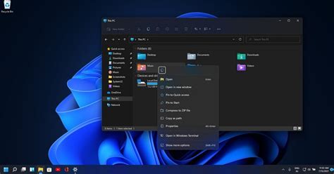 Windows 11 Va Améliorer Les Menus Contextuels Du Clic Droit