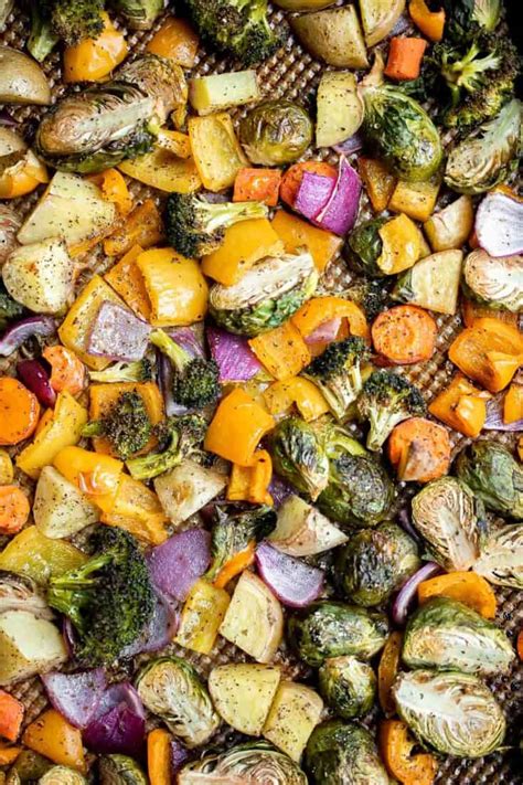 Oven Roasted Vegetables Ahead Of Thyme