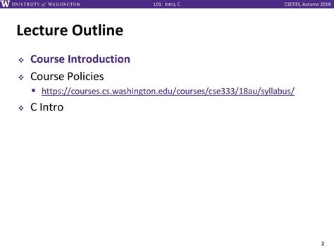Intro C Refresher Cse 333 Autumn Ppt Download