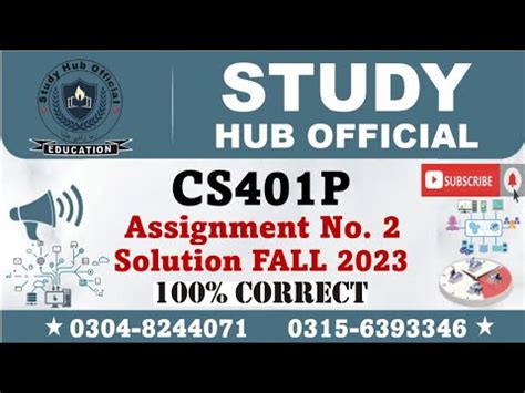 CS401P Assignment 2 Solution 2024, CS401P Assignment 2 Solution Fall ...