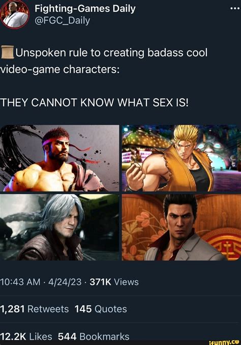Fighting Games Daily Fgcdaily Unspoken Rule To Creating Badass Cool Video Game Characters