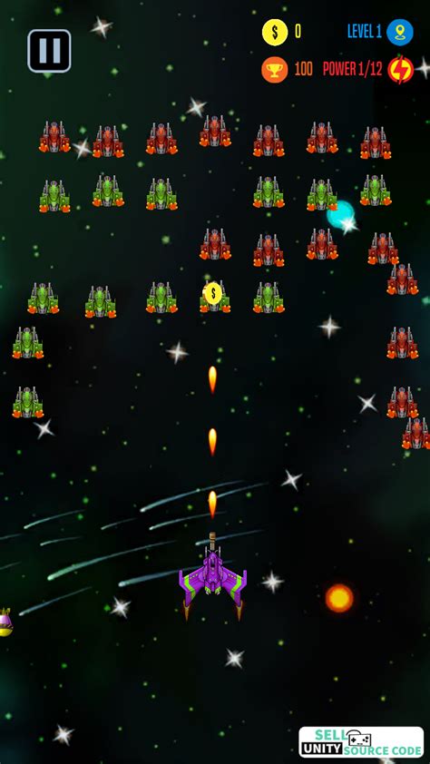 Galaxy Infinity Shooting Unity Source Code