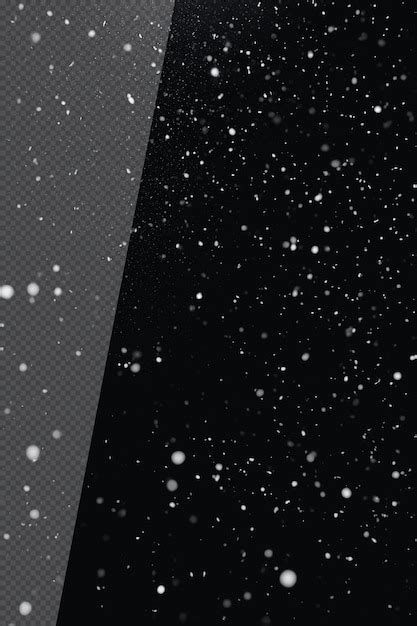 Premium PSD Falling Snow