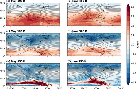 Climatology Of 20082020 Era5 θ̇ Dot Theta Filled Contours And