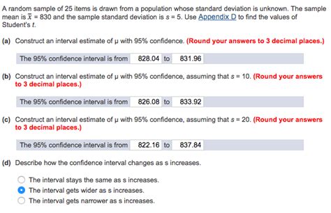 solved a random sample of 25 items is drawn from a