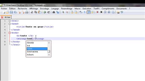 Texte En Gras En Html YouTube
