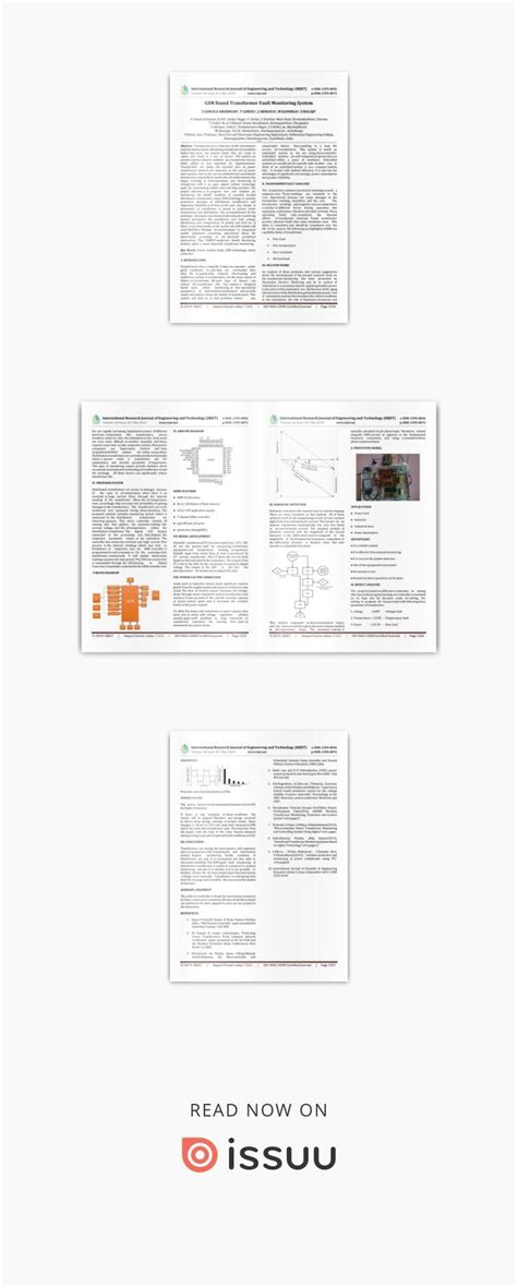 Irjet Gsm Based Transformer Fault Monitoring System Transformers System Fault
