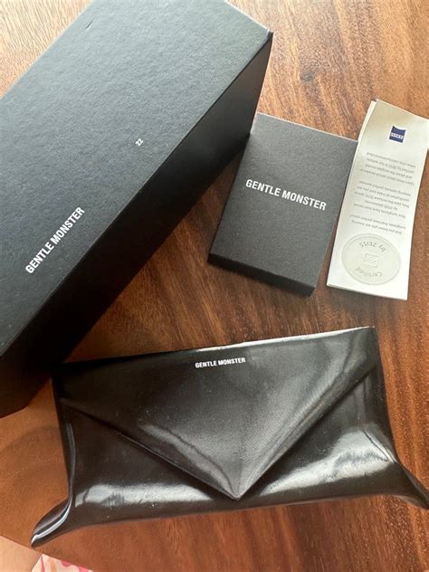 Genuine Gentle Monster Box And Sunglasses Case Luxury Accessories On