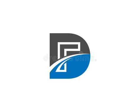 字母df和fd标志设计符号概念 向量例证 插画 包括有 例证 急性 独自一个 背包 咨询 抽象 243441973
