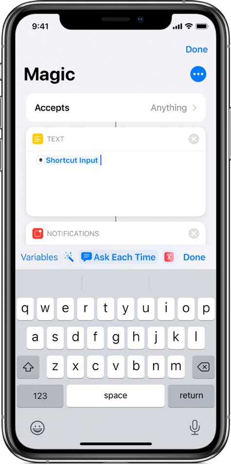 Variable Types Used In Shortcuts Apple Support