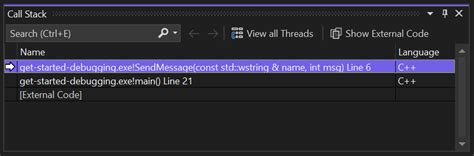 Tutorial Debug C Code Visual Studio Windows Microsoft Learn