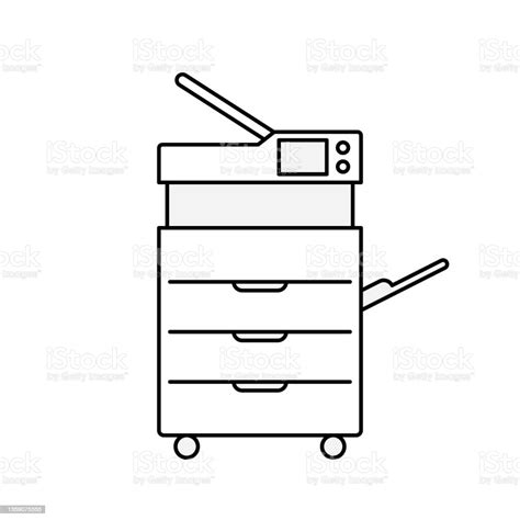 다기능 프린터 기계 클립 아트 컴퓨터 프린터에 대한 스톡 벡터 아트 및 기타 이미지 컴퓨터 프린터 복사기 아이콘 Istock