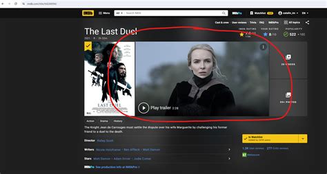 ‎movie Trailer With Sound And Seek Controls In A Titles Main Page