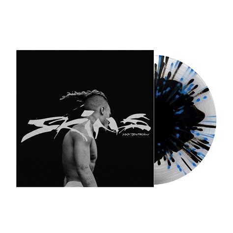 Xxxtentacion Skins Exclusive Clearblackblue Splatter Lp Vinceron