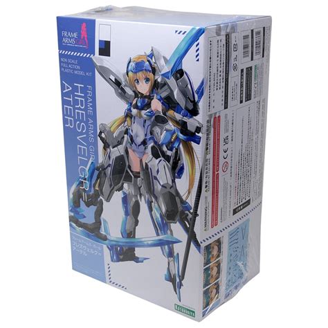 Kotobukiya Frame Arms Girl Hresvelgrater Plastic Model Kit Blue