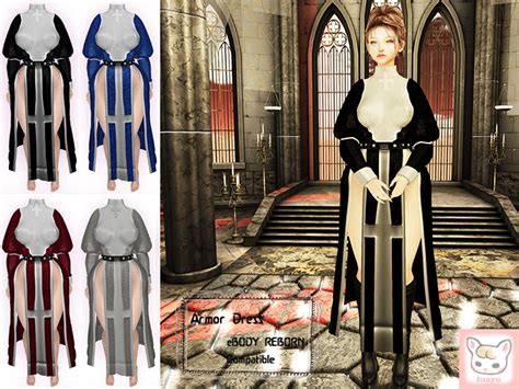 Second Life Marketplace Fuayu Armor Dress Fatpackebody Reborn