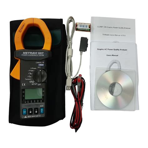 607 Digital Clamp On Power Meter Metravi Instruments