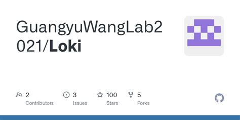 Github Guangyuwanglab2021loki