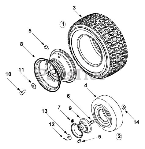 Cub Cadet 1027 13a 328 101 Cub Cadet Rear Engine Riding Mower 2002 Wheels Parts Lookup