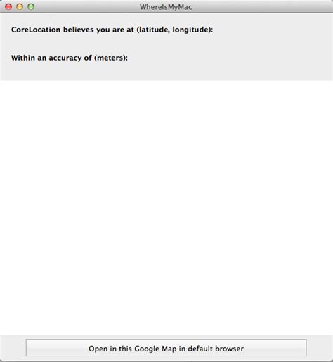 C Corelocation Not Working With Monomac Stack Overflow