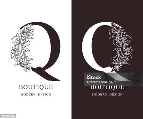 Lettre Majuscule Élégante E Style Royal Gracieux Calligraphic Beau Logo