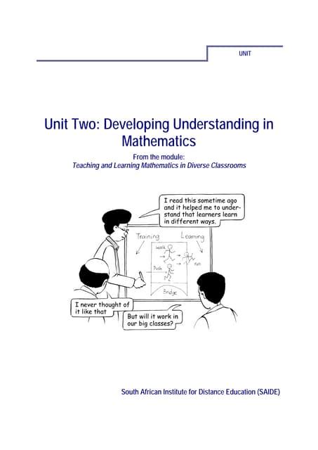 Ace Maths Unit Two Developing Understanding In Mathematics Pdf Pdf