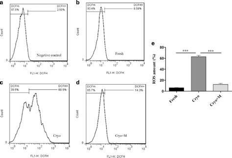 Flow Cytometry Analysis For The Detection Of ROS In Different Groups Of Download Scientific