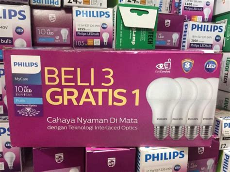 Promo Lampu LED Bulb Bohlam Philips W Paket Mycare Pack W Multipack