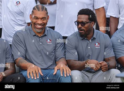 Friday August 2 2024 Canton Ohio USA Julius Peppers Who Played