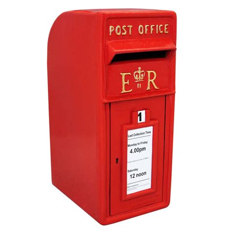 Garden Decor Red Royal Mail Post Box Monstershop