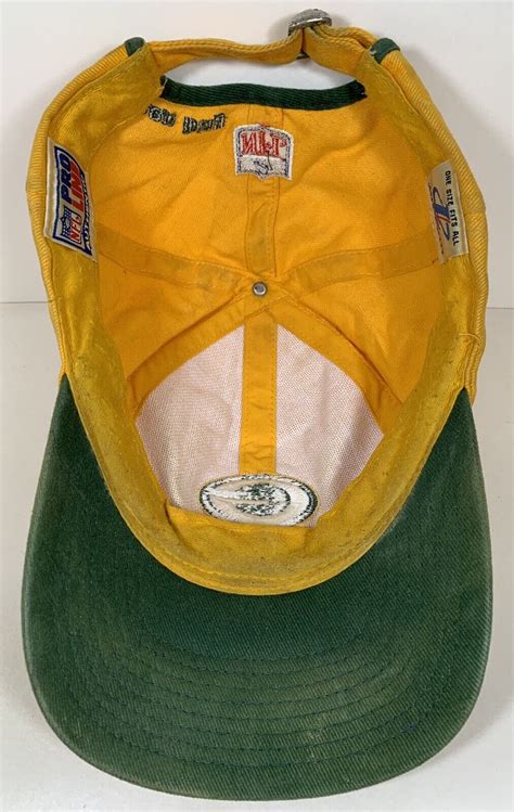 Vintage Green Bay Packers Hat 90s Logo Athletic Yell Gem