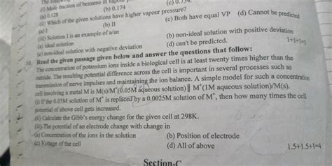 Resd The Given Passage Given Below And Answer The Questions That Follow