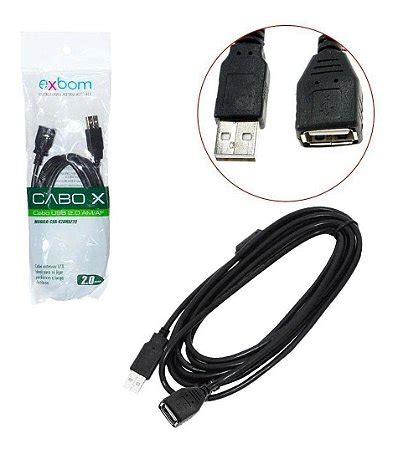 Cabo Extensor Usb Macho X F Mea M Solu Es Em Tecnologia