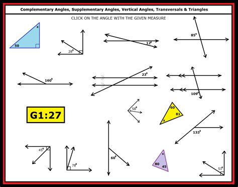 G1 27 Mixed Angles 1 Comp Sup Transvand Triangle Quiz