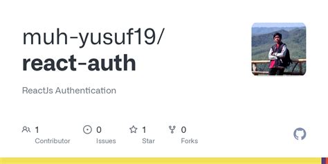 GitHub Muh Yusuf React Auth ReactJs Authentication