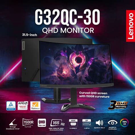 Lenovo G Qc Gaming Monitor It Gallery Computers Hikvision Authorized Distributor Of Sri Lanka