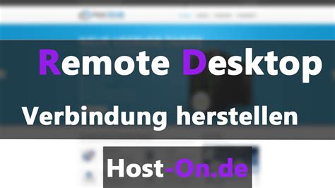 Host Onde Remotedesktop Auf Linuxserver Einrichten Youtube