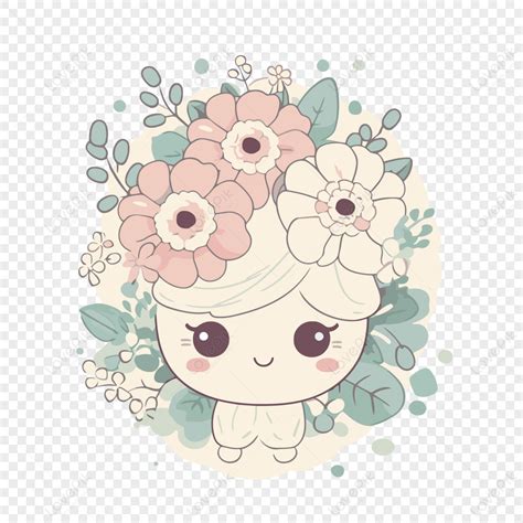 결혼식 꽃 벡터상표클립 아트만화 Png 일러스트 무료 다운로드 Lovepik