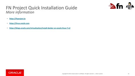 Fn Project Quick Installation Guide Ppt
