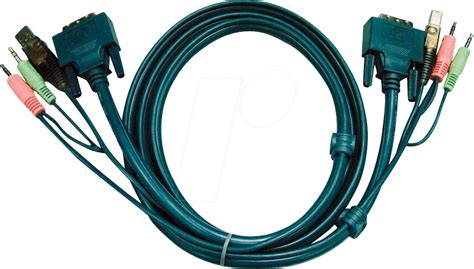 ATEN 2L 7D03UD KVM Cable DVI D Dual Link USB Audio Black 3 0 M At Reichelt Elektronik