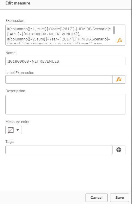 Bold In Label Expression Qlik Community