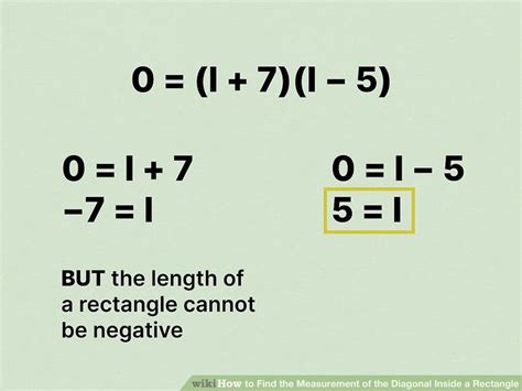Ways To Find The Measurement Of The Diagonal Inside A Rectangle