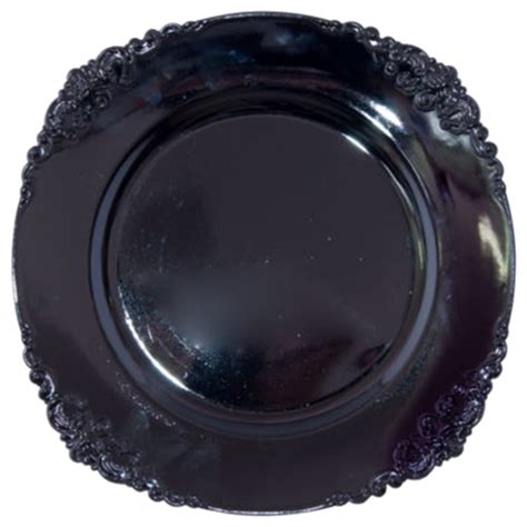 Tosca Shiny Black Underplate 33cm Weskus Ditjies And Datjies