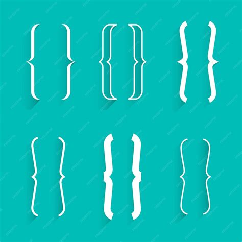 메시지 또는 발언 벡터에 대한 대화 괄호 프레임 배경 세트 무료 벡터