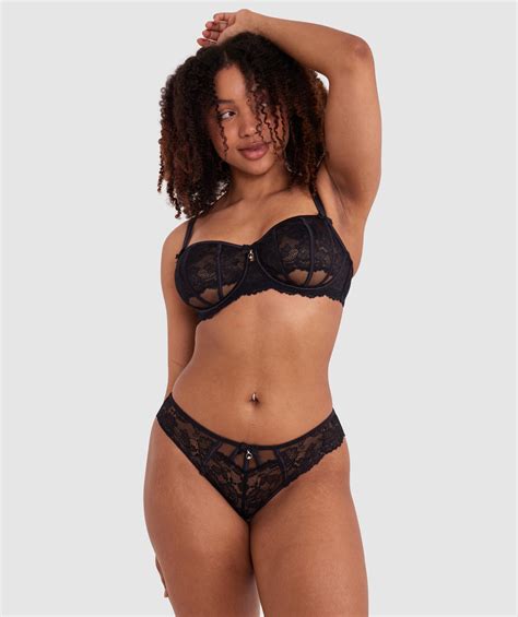 Bras N Things Bethany Full Cup Balconette Bra Black 01382801
