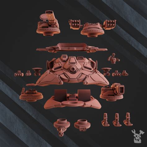 3d Printable Hover Tank Apc Of Black Sun Covenant By Dakkadakka Store