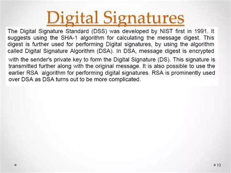 Message Digest And Digital Signature Pptx