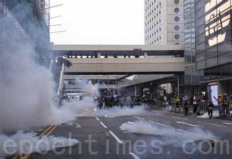 組圖：11·12港人續三罷 十多人遭警拘捕 反送中 大紀元