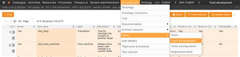 Creating New Tools Dédalo Documentation